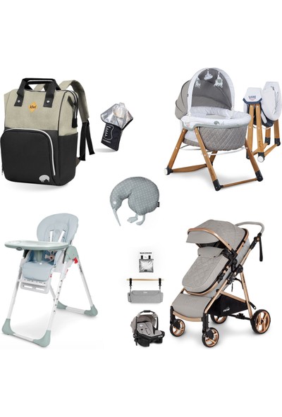 Kiwi 4x4 Yeni Doğan Paketi Cityway Bebek Arabası+Koala Mama Sandalyesi+T-Bag Çanta+Sleeper Beşik Kiwi 4x4 Yeni Doğan Paketi Cityway Bebek Arabası+Koala Mama Sandalyesi+T-Bag Çanta+Sleeper Beşik