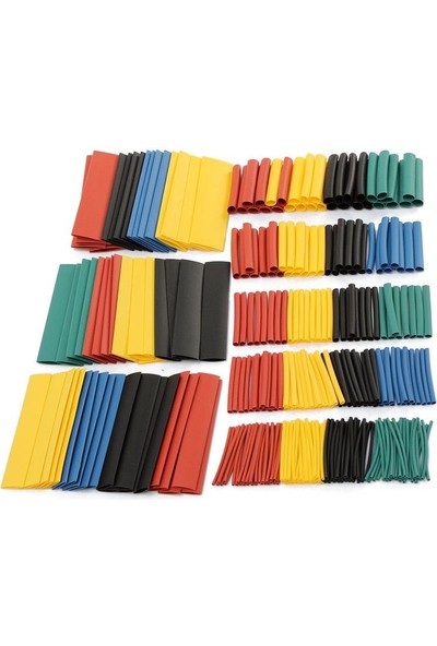 Profisher Polyolefin Shrink Boru Daralan Makaron 328 Adet 8 Boy Set Soloop Profisher Polyolefin Shrink Boru Daralan Makaron 328 Adet 8 Boy Set Soloop