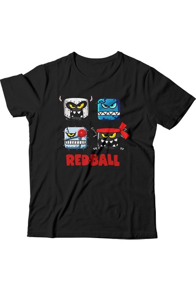 Alfa Redball Çocuk Siyah Tişört