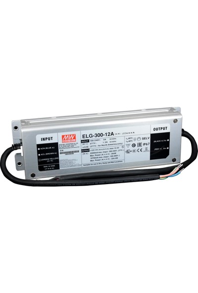 Mean Well Meanwell ELG-300 Dış Mekan Güç Kaynağı (12V - 300W) Mean Well Meanwell ELG-300 Dış Mekan Güç Kaynağı (12V - 300W)