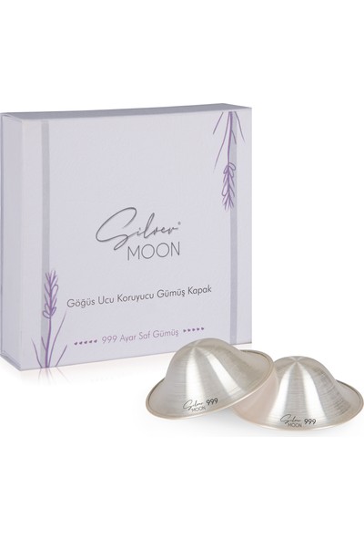Silvermoon Koruyucu Gümüş Göğüs Ucu Kapakları Saf 999 Ayar