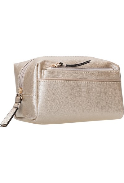 PLM Marc Bakım Makyaj Çantası Platin Gümüş