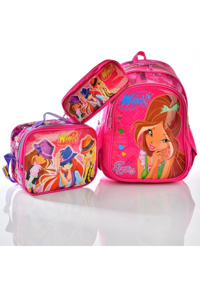 Yaygan Winx 63120 Okul Sırt Çantası 3'lü Set