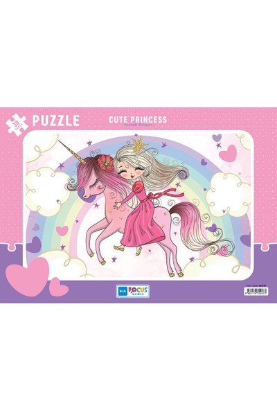 Blue Focus Frame Puzzle Sevimli Prenses 30 Parça Blue Focus Frame Puzzle Sevimli Prenses 30 Parça