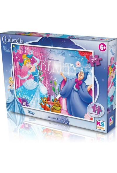 Ks Games Cinderella Puzzle 200 Parça Puzzle Ks Games Cinderella Puzzle 200 Parça Puzzle