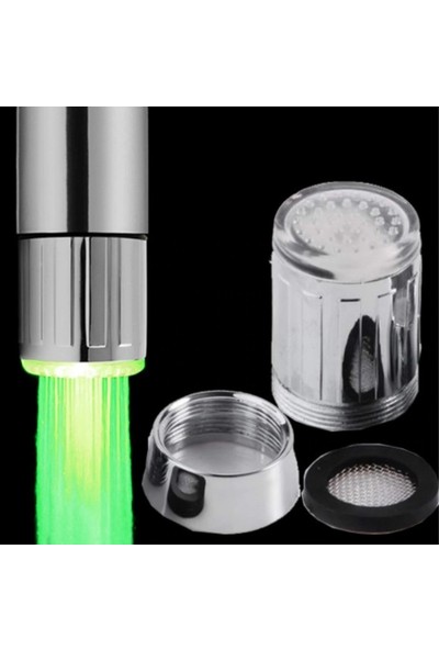 Zayrok LED Işıklı Musluk Başlığı Yeşil Zayrok LED Işıklı Musluk Başlığı Yeşil