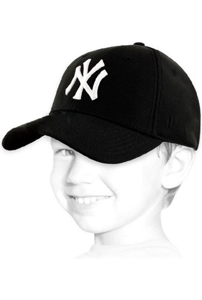 Takı Dükkanı Garson Boy Çocuk Ny Cap Şapka Siyah CP215S