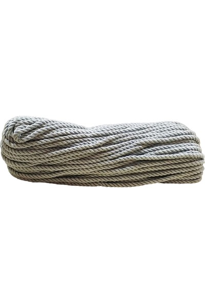 Nev AVM Polyester Kordon İp 6mm 50 m Açık Gri