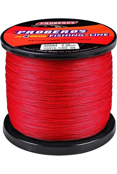 Proberos Örgü Misina Pe4 300M 0.26MM 30LB Proberos Örgü Misina Pe4 300M 0.26MM 30LB