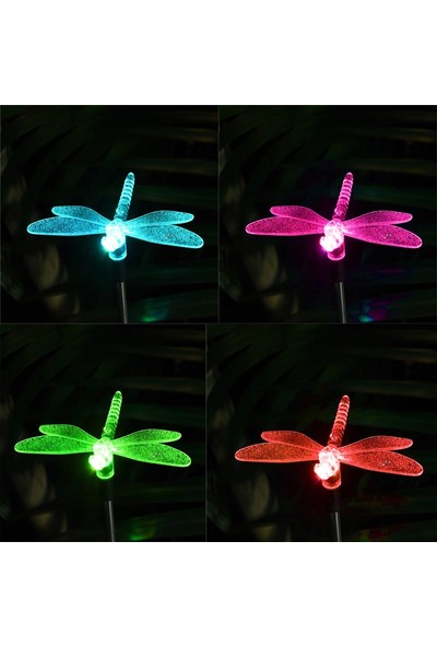 Zayrok Solar Yusufçuk Güneş Enerjili Bahçe Lambası Rgb 2 Li Set