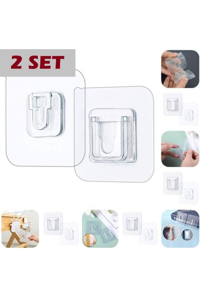 Toptan Bulurum Geçmeli Klips Eşya Sabitleme Askısı 2 Set Toptan Bulurum Geçmeli Klips Eşya Sabitleme Askısı 2 Set