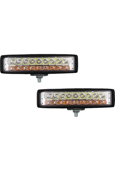 Knmaster Solana 18 W Motosiklet Off Road Yatay Sis Farı Takımı