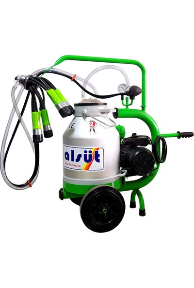 Alsüt Mini Alüminyum Güğümlü 30 Lt Kuru Tekli Büyük Baş Süt Sağım Makinası Alsüt Mini Alüminyum Güğümlü 30 Lt Kuru Tekli Büyük Baş Süt Sağım Makinası