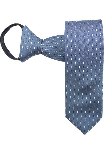 Prokravat Küçük Puanlı Fermuarlı Kravat