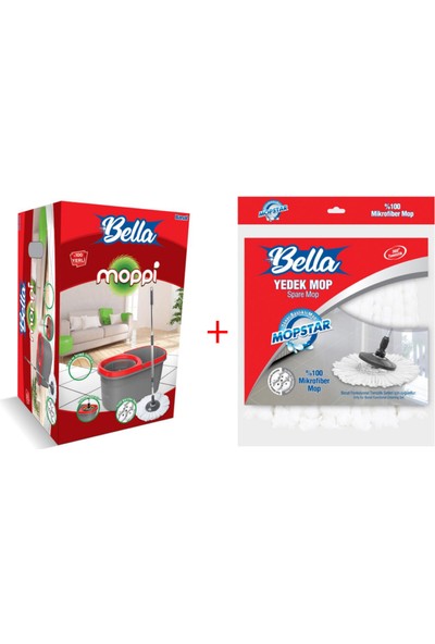 Banat Moppi Temizlik Seti + Yedek Mop