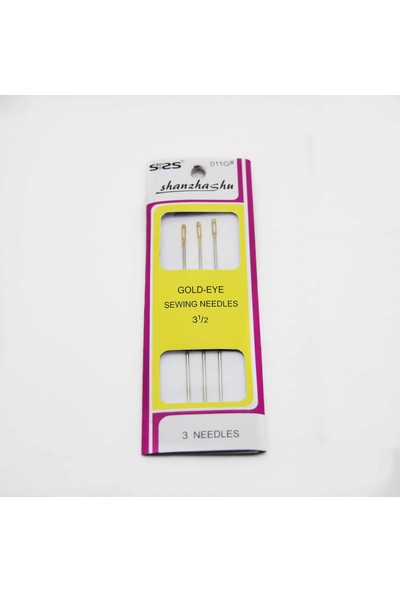Needles 3.5 8.5 cm Yorgan Iğnesi 3lü