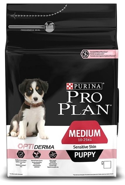 Pro Plan Puppy Medium Sensitive Skin Somonlu Orta Irk Yavru Köpek Maması 3 kg Pro Plan Puppy Medium Sensitive Skin Somonlu Orta Irk Yavru Köpek Maması 3 kg