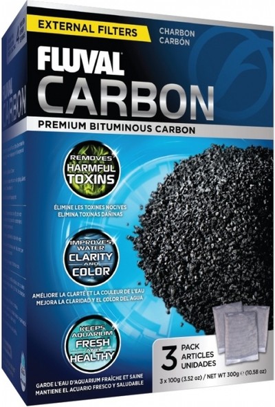 Fluval Hagen Aktif Karbon Filtre Malzemesi 300 gr Fluval Hagen Aktif Karbon Filtre Malzemesi 300 gr