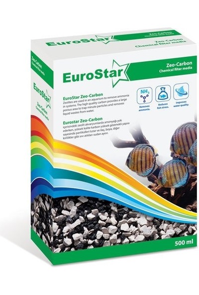 Eurostar Zeo Karbon 500ML Zeolit+Karbon Karışımı Filtre Malzemesi
