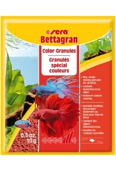 Sera Bettagran Beta Balık Yemi 5 Gram Sera Bettagran Beta Balık Yemi 5 Gram