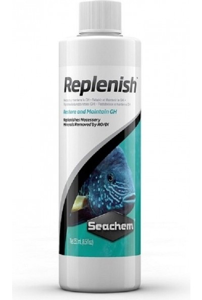 Seachem Replenish 250 ml Mineral Takviyesi
