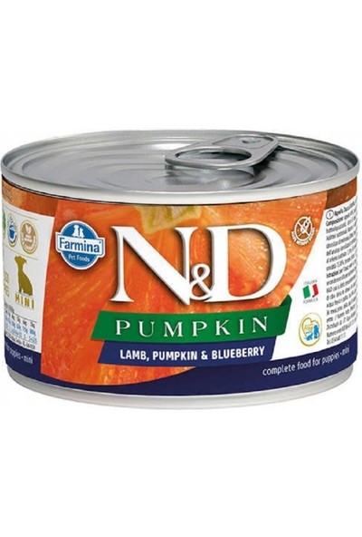 N&D Nd Pumpkin Kuzulu Puppy Köpek Konservesi 140 gr