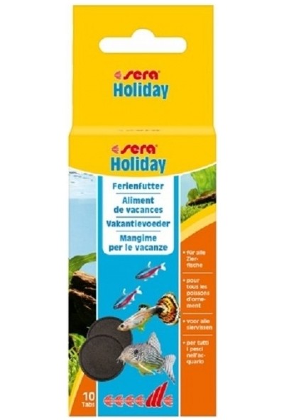 Sera Holiday Balıklar Için Tatil Yemi 10 Tablet Sera Holiday Balıklar Için Tatil Yemi 10 Tablet