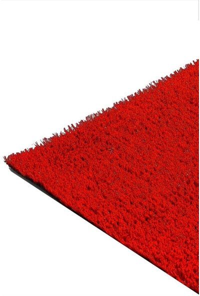 Akseren Halı Kırmızı Suni Çim Halı 7mm En 2 Metre Akseren Halı Kırmızı Suni Çim Halı 7mm En 2 Metre