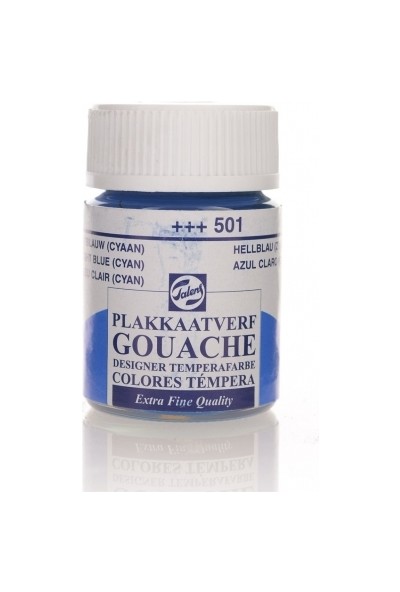 Talens Guaj Boya 16 ml 501 Açık Mavi Camgöbeği Talens Guaj Boya 16 ml 501 Açık Mavi Camgöbeği