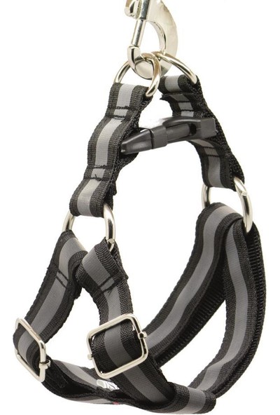 Petviya Reflektörlü Ayarlanabilir Köpek Göğüs Tasması Siyah L Beden Petviya Reflektörlü Ayarlanabilir Köpek Göğüs Tasması Siyah L Beden