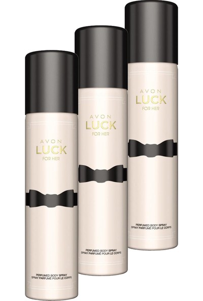Avon Luck Kadın Deodorant 75 Ml. Üçlü Set