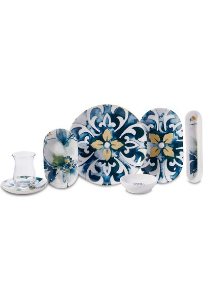 Korkmaz Gardena Collection 28 Parça Kahvaltı Takımı Korkmaz Gardena Collection 28 Parça Kahvaltı Takımı