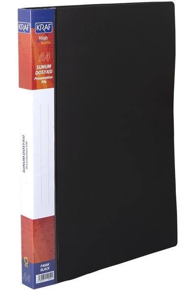 Kraf Sunum Dosyası 60 Lı F60Ak Siyah