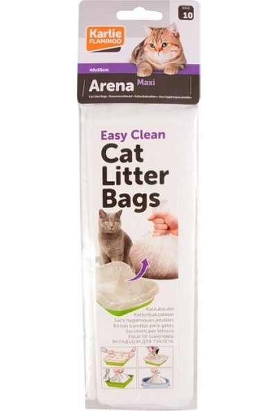 Karlie Kedi Kumu Poşeti Maxi 10 Adet