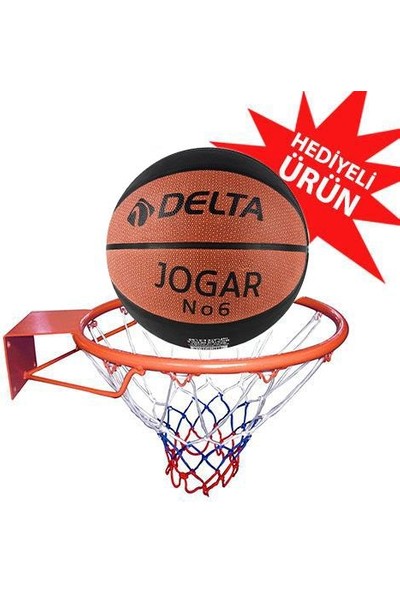 Delta Basketbol Çemberi No6 Jogar Basketbol Topu Basketbol Filesi Üçlü Set