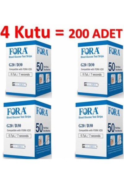 Fora G20 Şeker Strip x 4 Kutu Fora G20 Şeker Strip x 4 Kutu