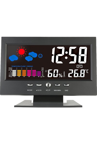 Beauty Life ° C / ° F Çok Fonksiyonlu Kapalı Renkli LCD Dijital (Yurt Dışından)