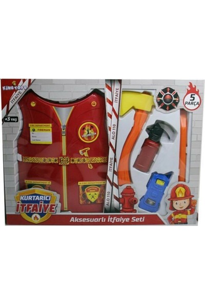 Engin Oyuncak Engin Oyuncak yelekli Itfaiye Seti ENG-HD2004 Engin Oyuncak Engin Oyuncak yelekli Itfaiye Seti ENG-HD2004
