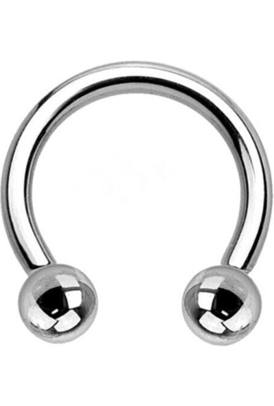Medblack Jewelry Cerrahi Çelik Gümüş Renk Top Uçlu Septum Piercing Medblack Jewelry Cerrahi Çelik Gümüş Renk Top Uçlu Septum Piercing