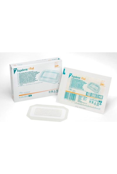 3m Tegaderm+Pad Şeffaf Banyo Bandı ve Hazır Pansuman Örtüsü 3589 9 cm x 15 cm 1 Kutu/25 Adet