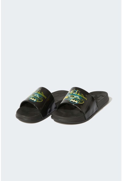 DeFacto Erkek Çocuk Batman Lisanslı Tek Bantlı Terlik