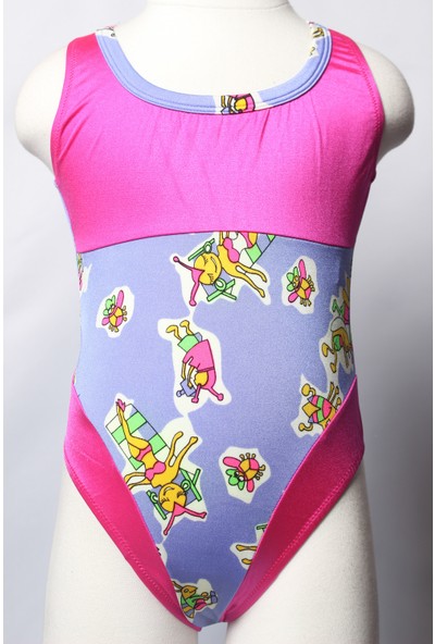 Sude Ayl Kız Çocukpembe Renk Bloklu Desenli Askılı Empirme Mayo 74 Sude Ayl Kız Çocukpembe Renk Bloklu Desenli Askılı Empirme Mayo 74