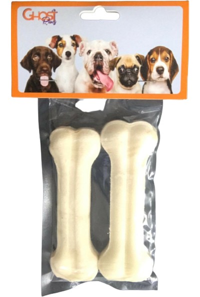 Ghost Paws Sütlü Kemik Küçük ve Orta Irk 14 cm 2'li Ghost Paws Sütlü Kemik Küçük ve Orta Irk 14 cm 2'li