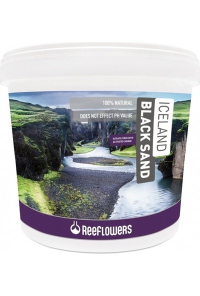 Reeflowers Iceland Black Sand (1-2 Mm) 25 kg Akvaryum Bitki Kumu Reeflowers Iceland Black Sand (1-2 Mm) 25 kg Akvaryum Bitki Kumu