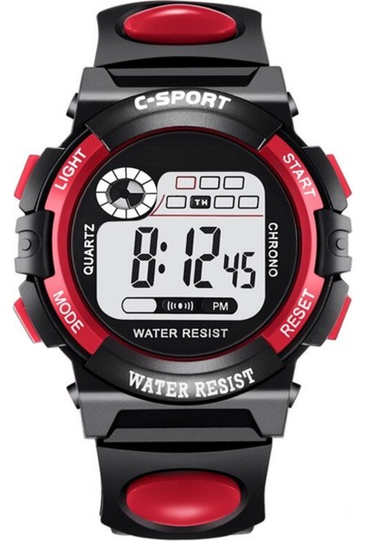 Black Point Çocuk Dijital Kol Saati Takvimli Alarmlı Işıklı