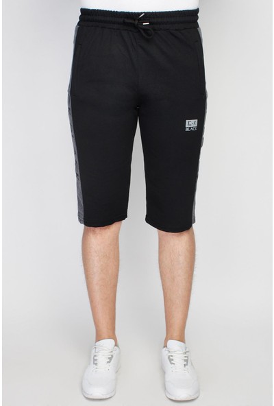 Rodi Erkek Black Yazı Şeritli Penye Kapri TY21YE131251