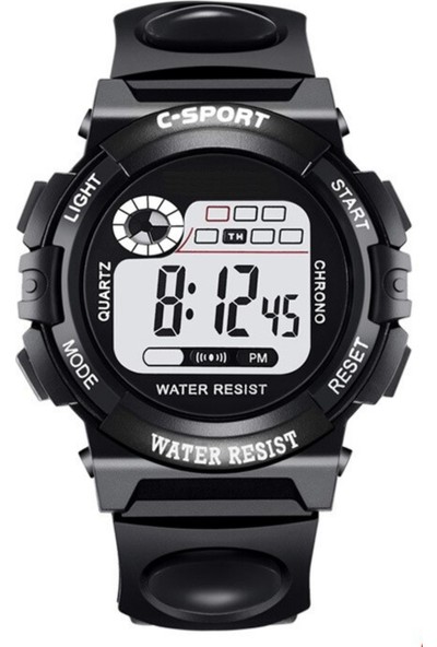 Black Point Çocuk Dijital Kol Saati Takvimli Alarmlı Işıklı