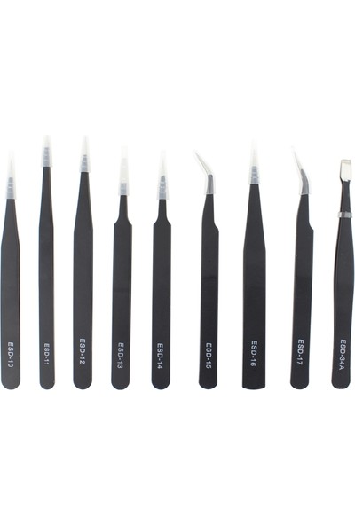Esd-10 11 12 13 14 15 16 17 34A 9 Parça Anti Statik Cımbız Set
