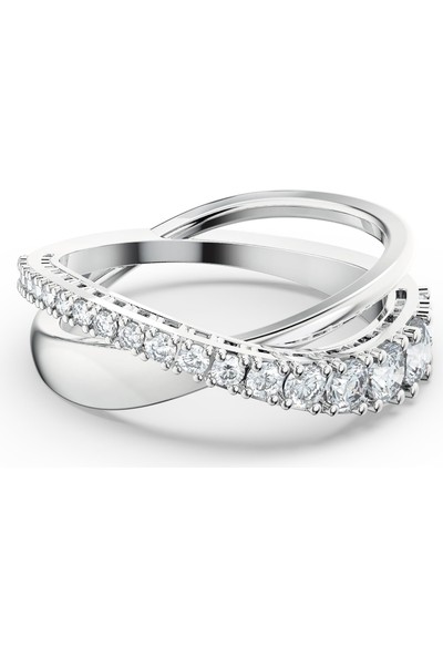 Swarovski 5572716 Swarovski Yüzük Twist-Rıng Rows Czwh-Rhs 50 Swarovski 5572716 Swarovski Yüzük Twist-Rıng Rows Czwh-Rhs 50