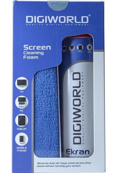 Digiworld Ekran Temizleme Köpüğü Seti 500ml Digiworld Ekran Temizleme Köpüğü Seti 500ml